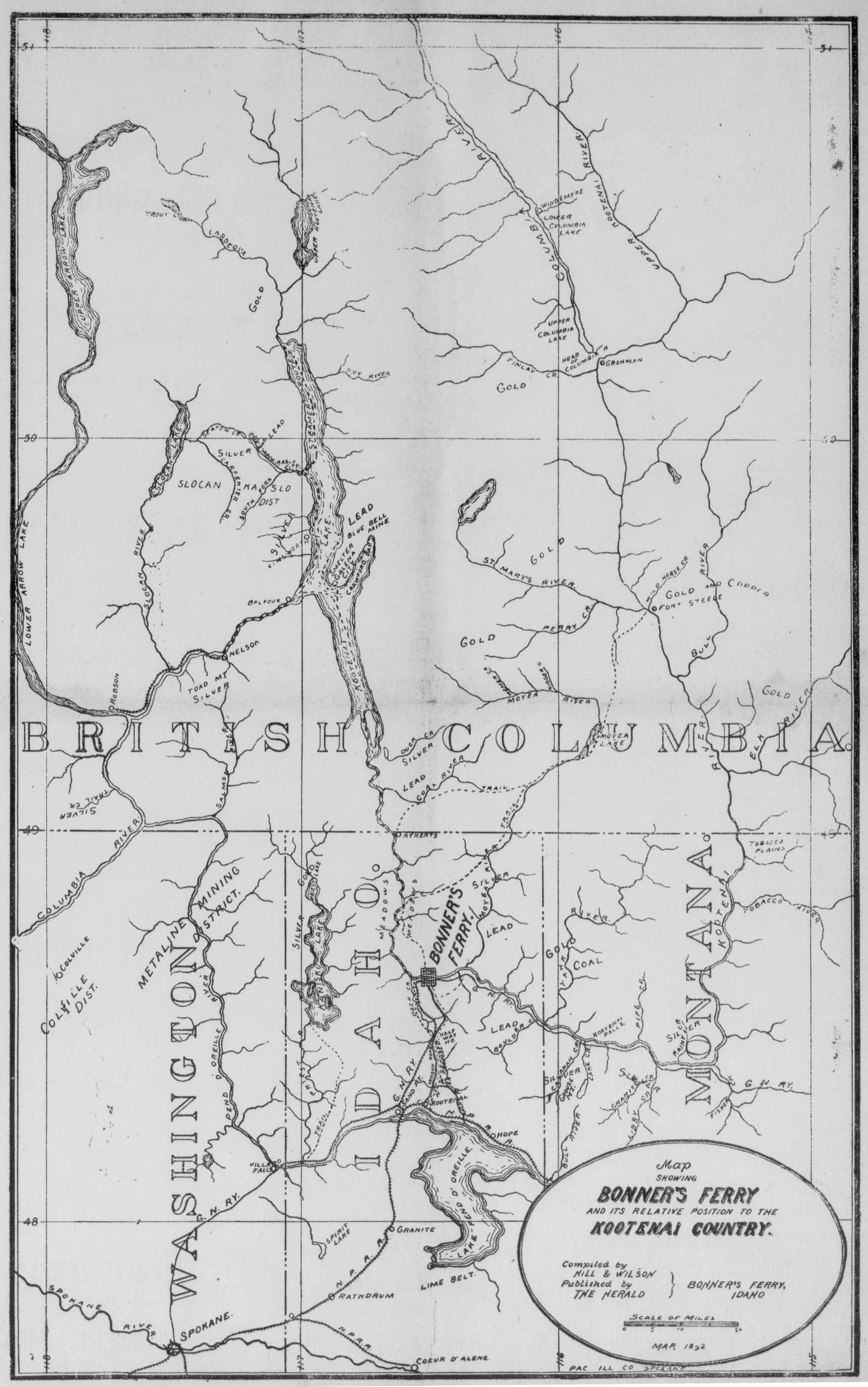 Maps of Boundary County